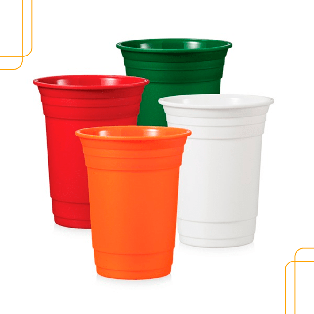 Copo plástico reutilizável personalizado – Mexerica – Brindes ...